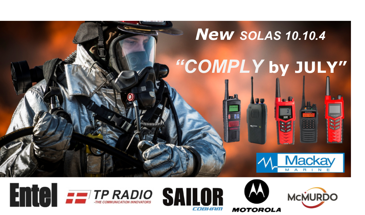 Marine UHF / VHF Firefighter Radios and Accessories from Mackay ...